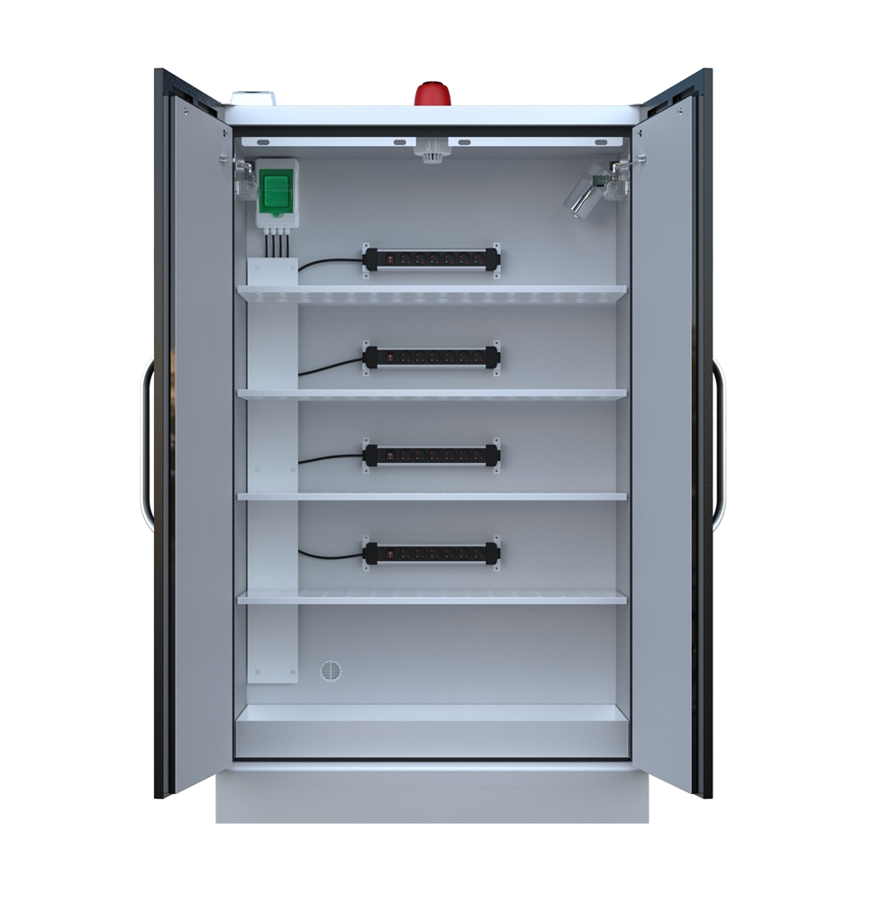 Armoire LithiumVault 2 portes pour le stockage et le chargement de ...