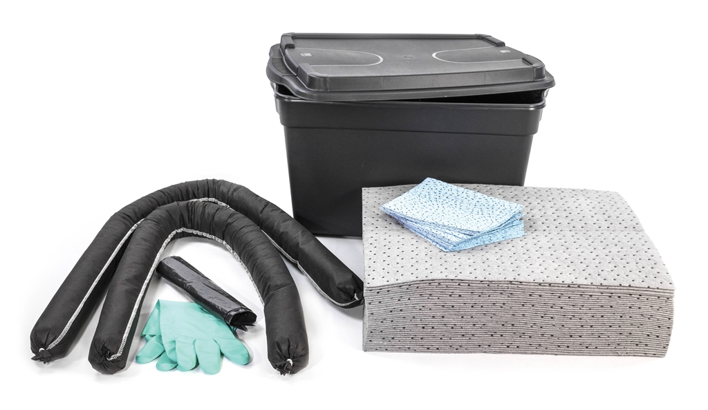 Kit anti-pollution tous liquides - Coffre Absorption : 50 L - Delahaye ...