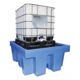 Bacs de rétention - 1 IBC ou cuve de 1000 L - PE - Delahaye Industries